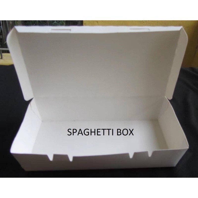 Spaghetti Paper Box 50pcs | Shopee Philippines