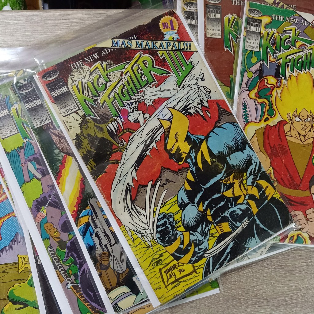 (price per piece) Kick Fighter 3 - 90's Komiks (1996) Vintage Tagalog ...