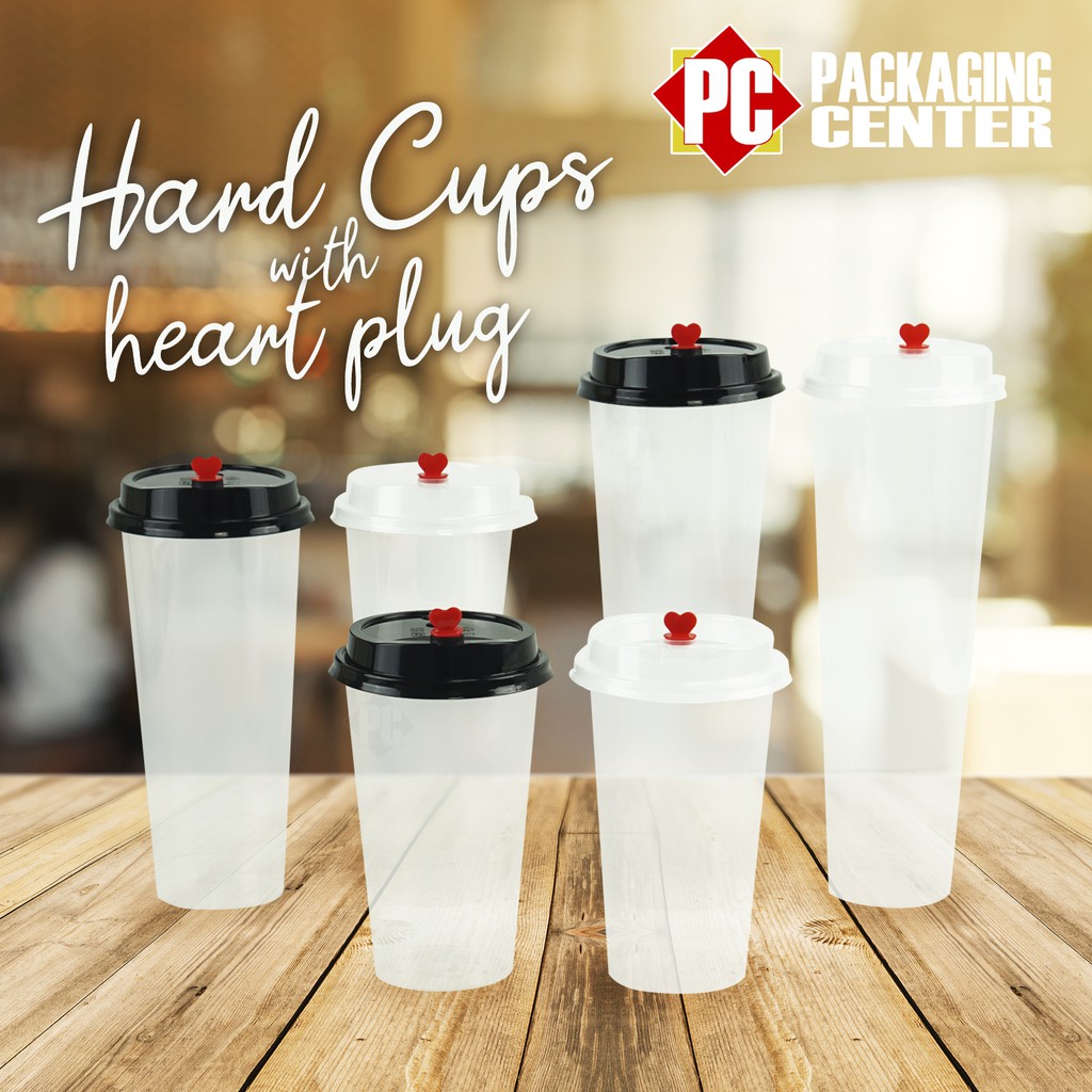 Hard Cups With Heart Plug Series 16oz, 22oz , 1 Liter. by 1pcs per pack ...