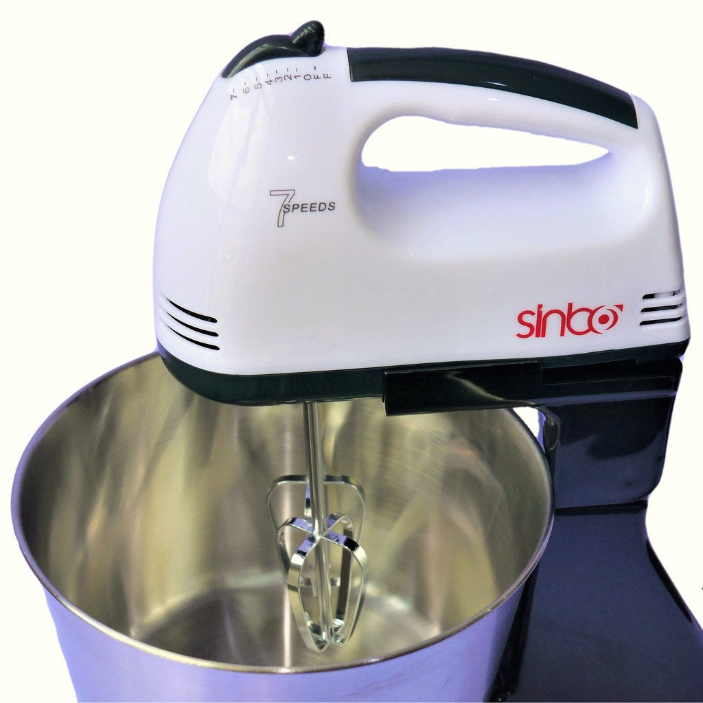 Hand Stand Mixer Cake Stainless Steel Mix & Whisk Beater Baking 7 Speed ...