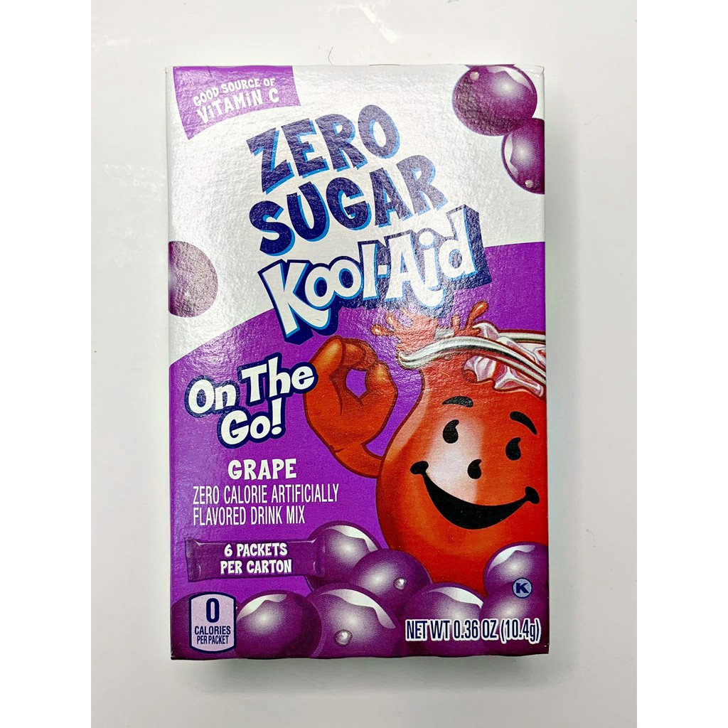 Kool-Aid Zero Sugar | grape, tropical punch, cherry | sugar free juice ...
