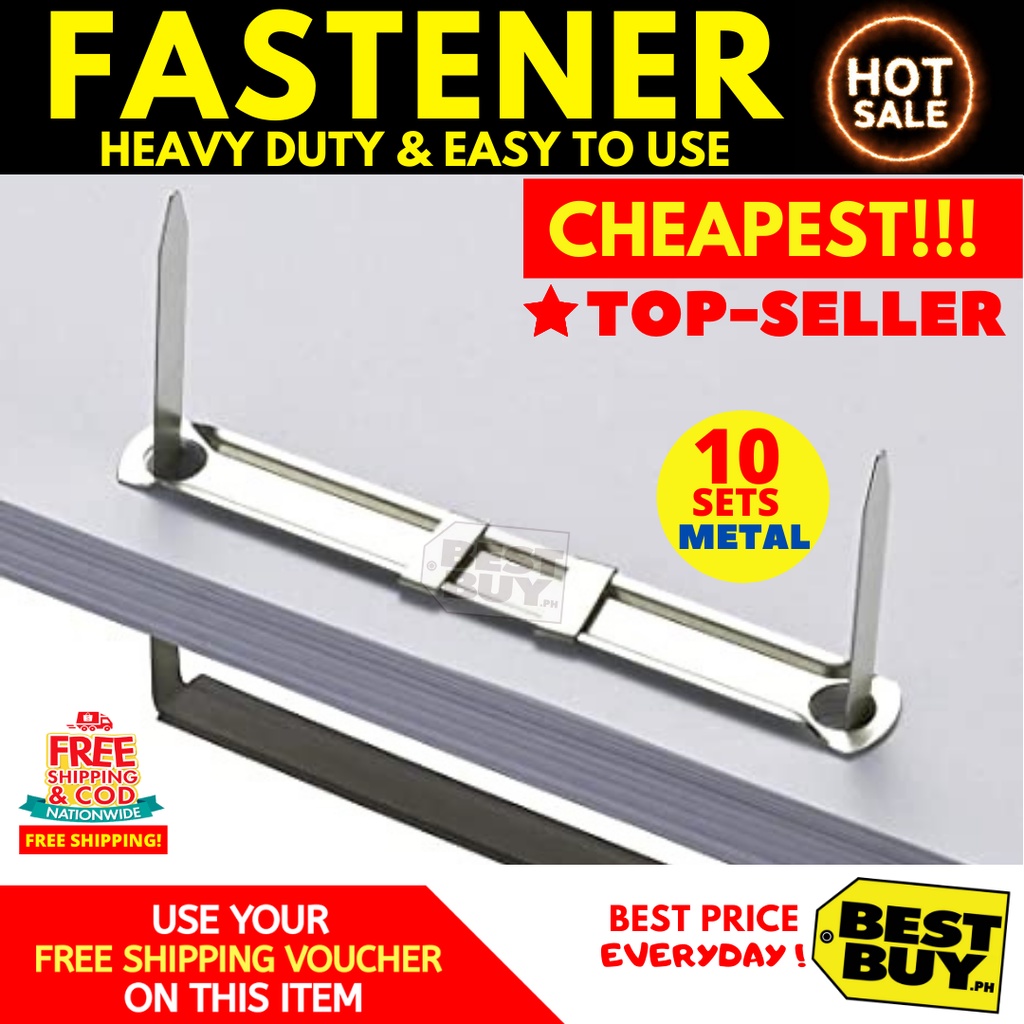 10sets Paper Fastener 7cm - Metal & Plastic Fastener CHEAPEST | Shopee ...