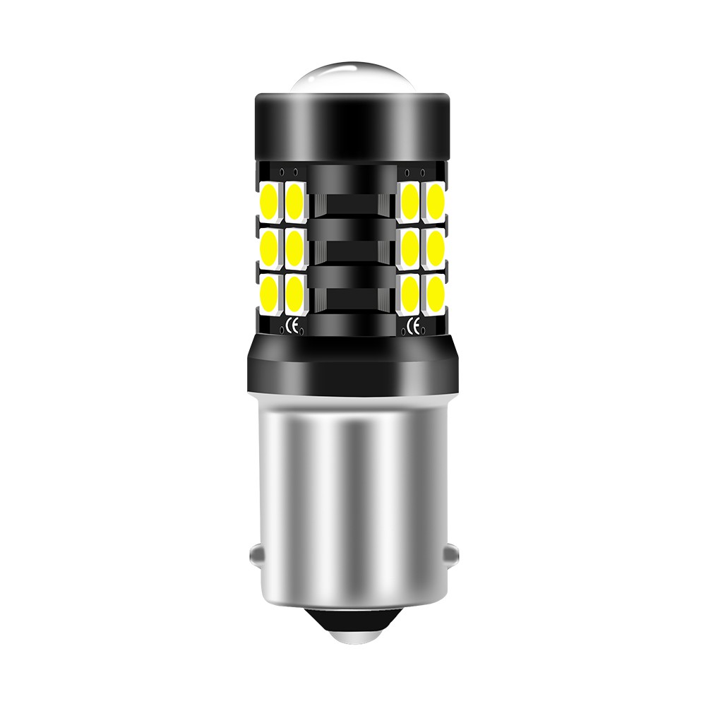 1Pcs 21 Smd Car Reversing Light Bulb 1156 Ba15S P21W 7440 T20 T15 3157 ...