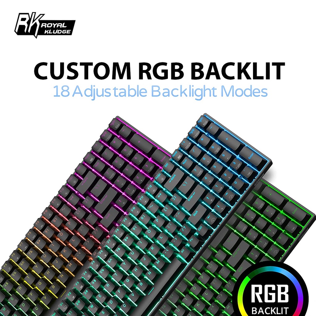 Royal Kludge Rk100 Wireless Mechanical Keyboard 96% | Shopee Philippines