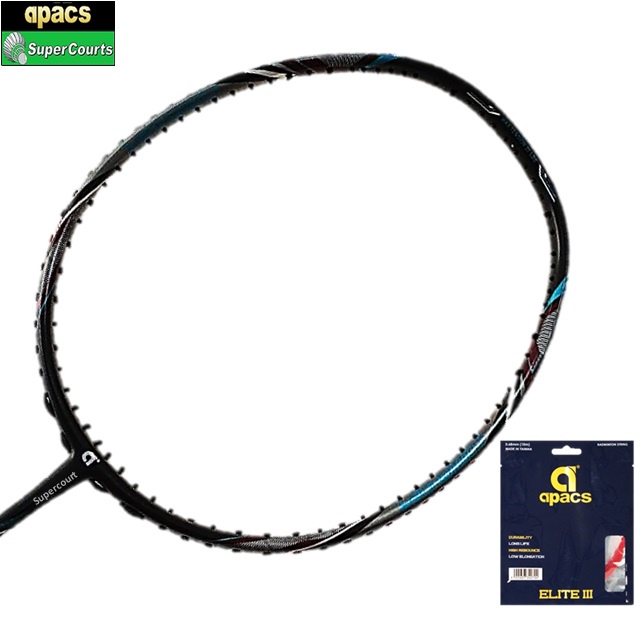 Apacs Commander 80【Install with String+ Overgrip】Apacs Elite III ...