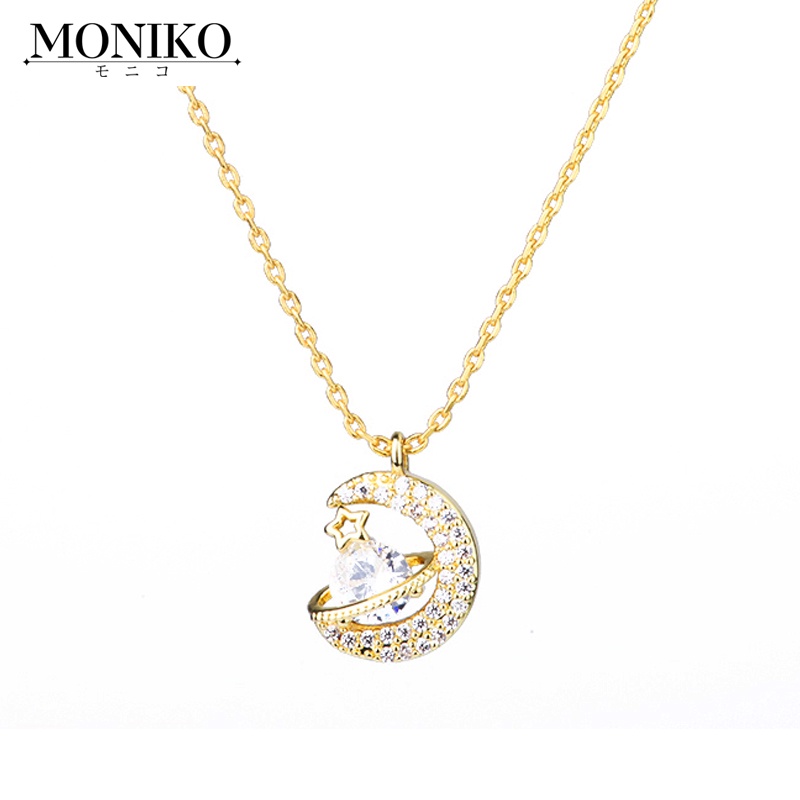 MONIKO Original Design 18k Gold Plated Hitagi Pendant Necklace ...