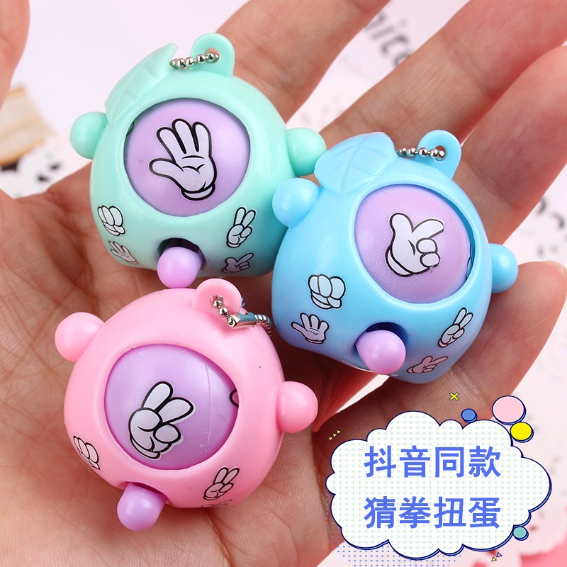 Tik Tok Same Style Fun Finger Guess Keychain Pendant / Cute Creative ...