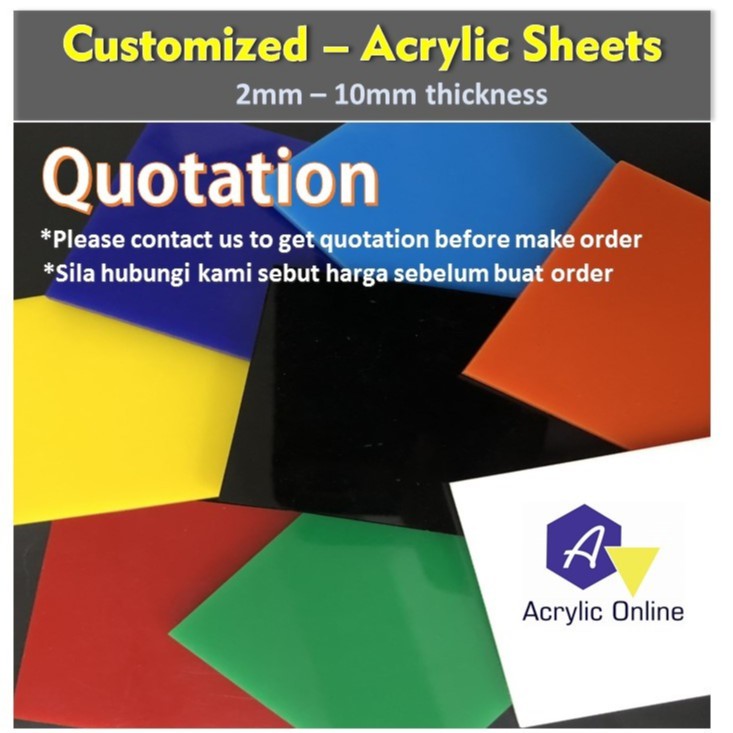 *Special Customized acrylic sheets-custom cut size/shape-Laser Cutting ...