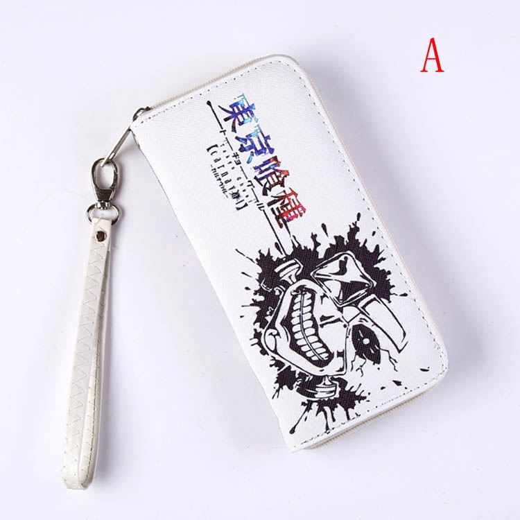 Anime Tokyo Ghoul Kaneki Ken Long Wallet Cell Phone Zip Purse | Shopee ...