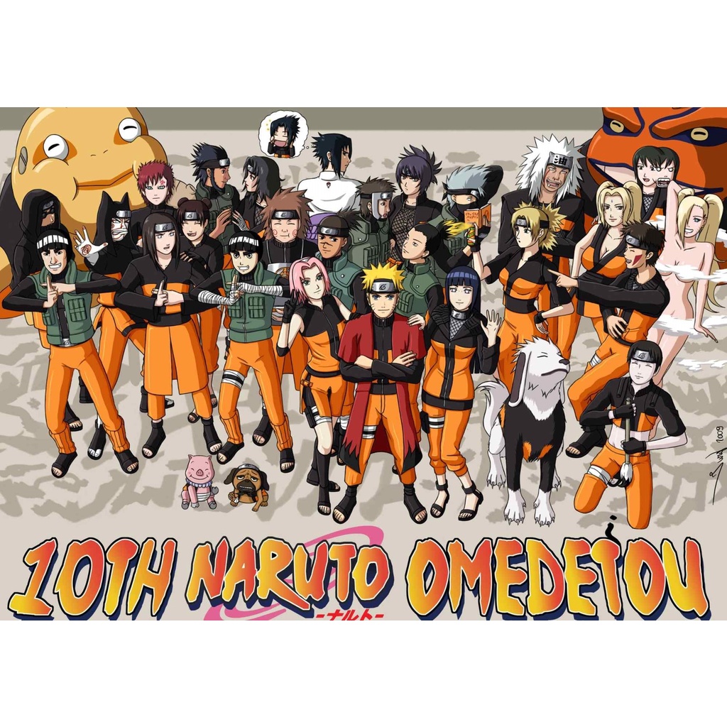 Naruto Shippuden Anime Poster A4 Size | Shopee Philippines