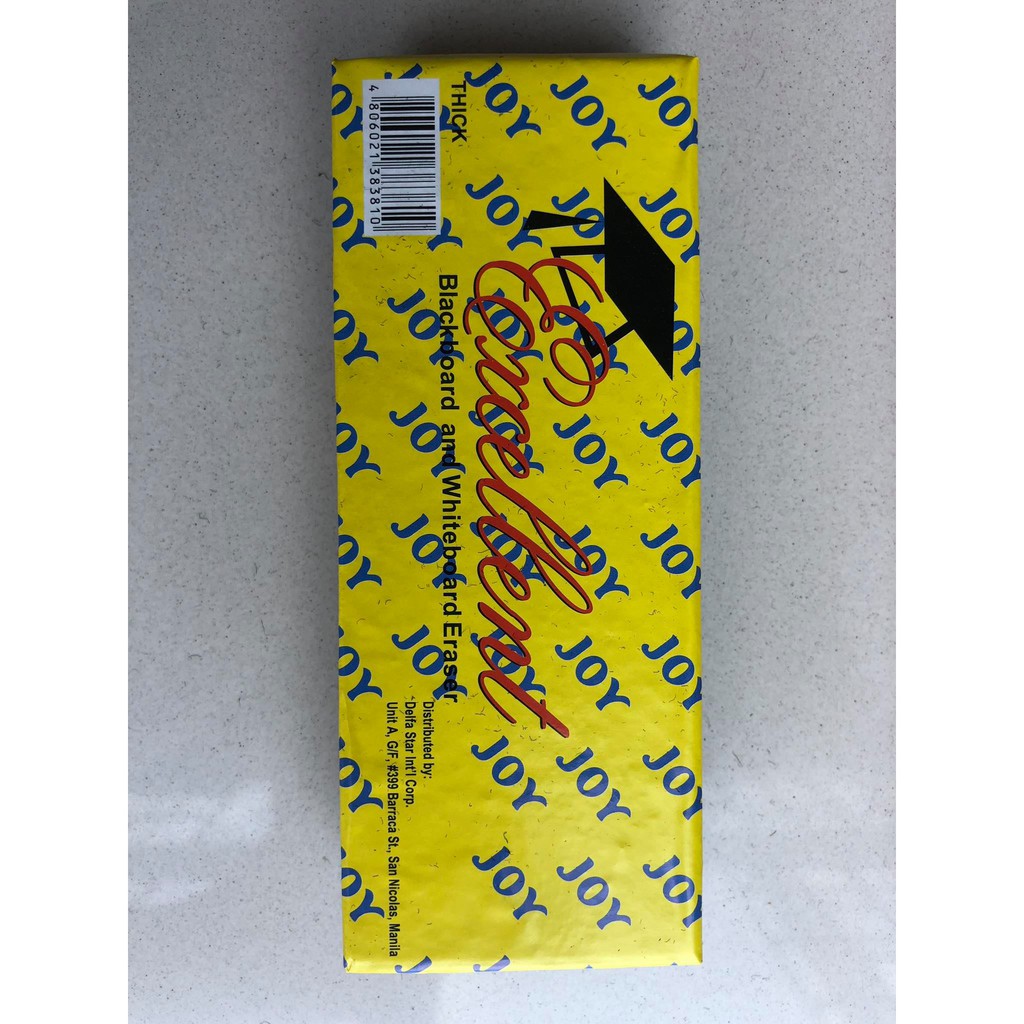 Joy Blackboard Eraser Mini, Thick Big | Shopee Philippines
