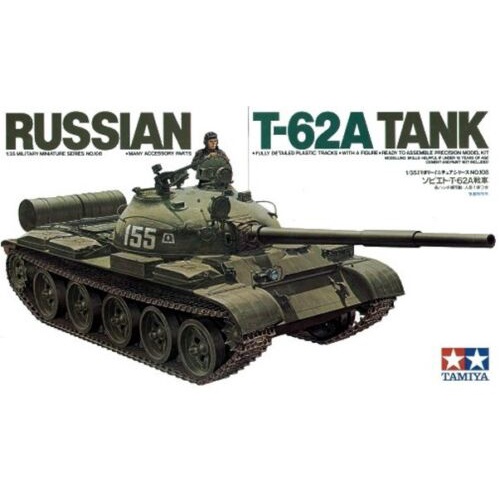 Tamiya 35108 1/35 Scale Military Model Kit Soviet Russian Main Battle ...