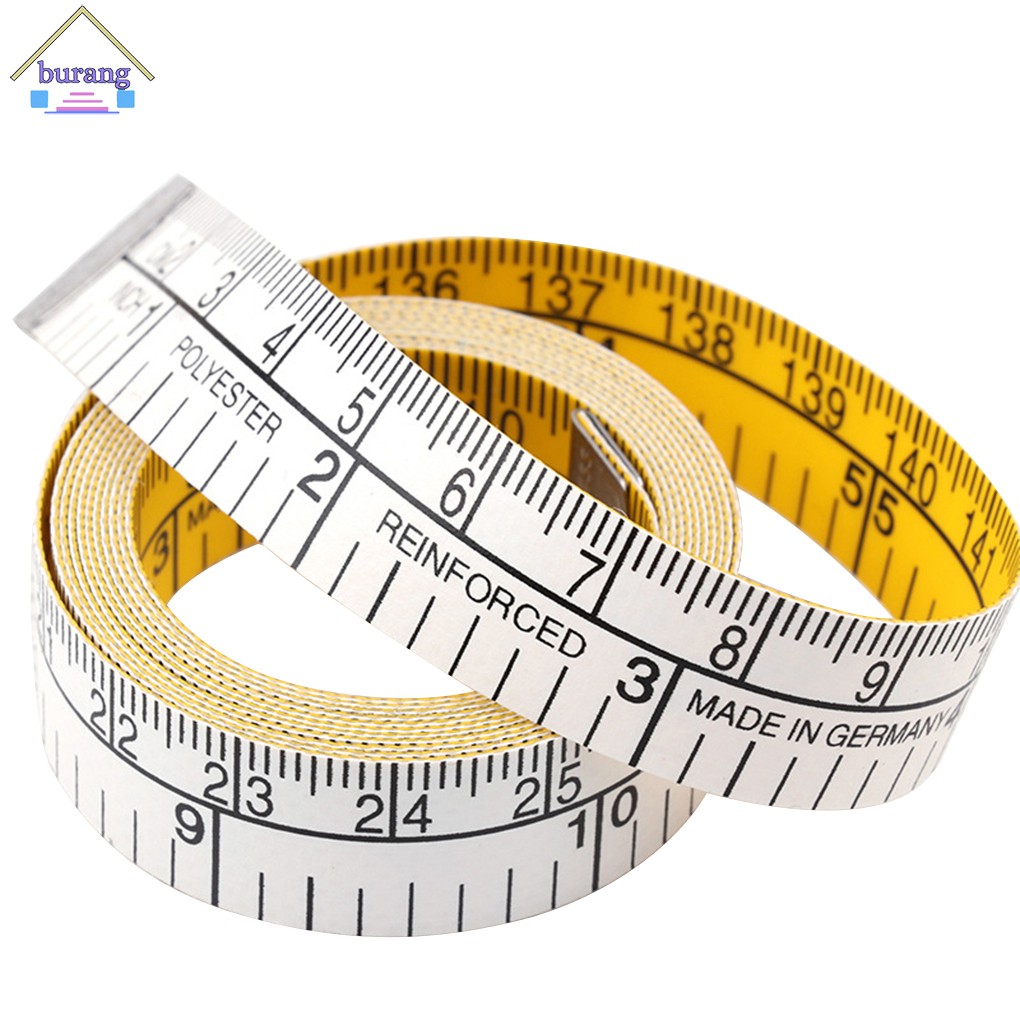 1.5m Double Scale Soft Tape Measure Flexible Ruler Weight Loss Body ...