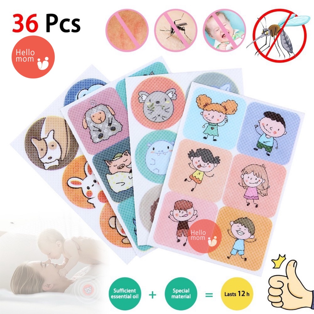36pcs in 1 Anti-mosquito Sticker Baby Stickers Repellent Patches ...