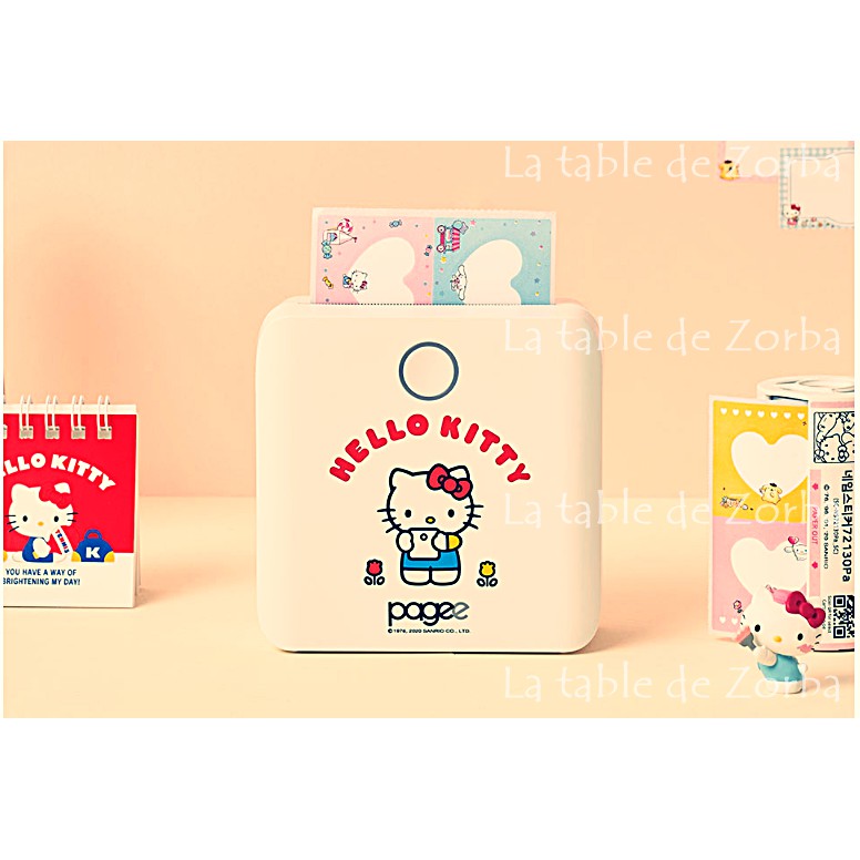 [Made in Korea] Hello Kitty Mobile Sticker printer Pagee Printer ...