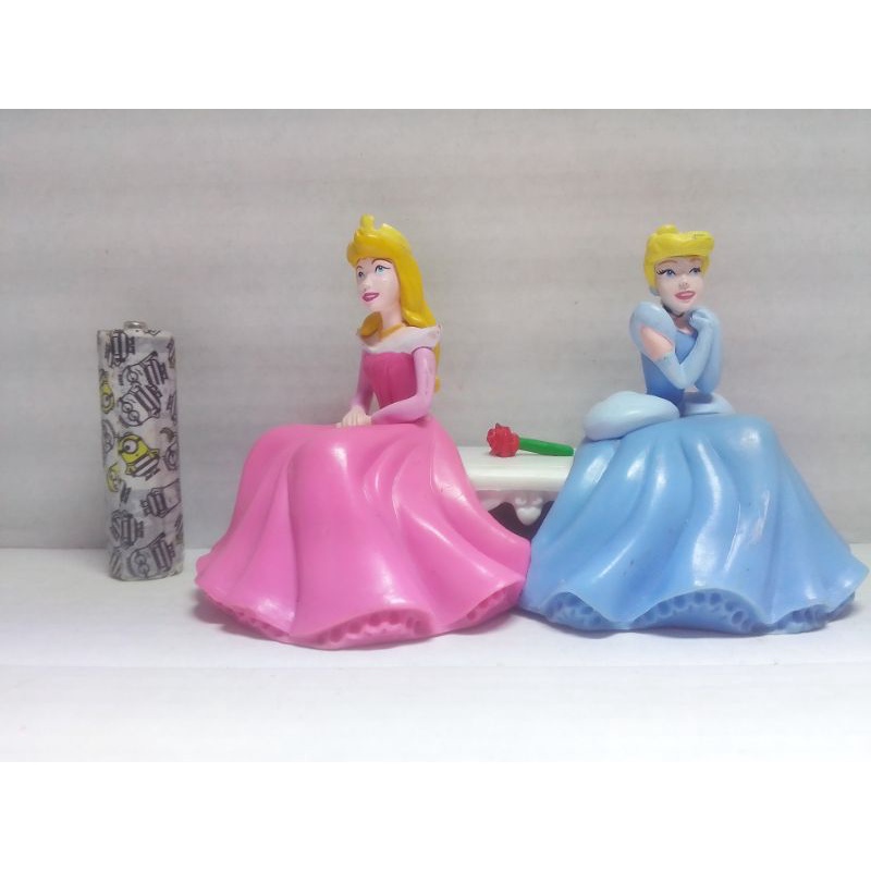 Disney Princess Aurora and Cinderella Hard Figure - Collectible ...