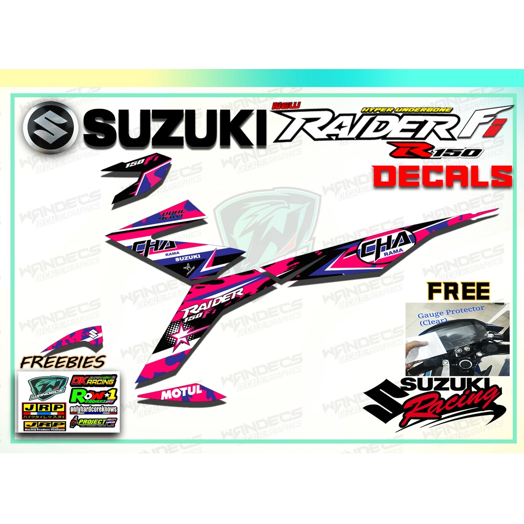 Raider 150 Fi Decals - CHA RAMA Design | Shopee Philippines