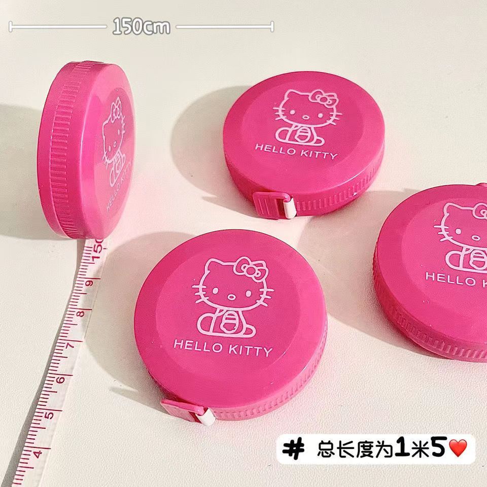 Hello Kitty portable 1.5m tape measure automatic stretching tape ...