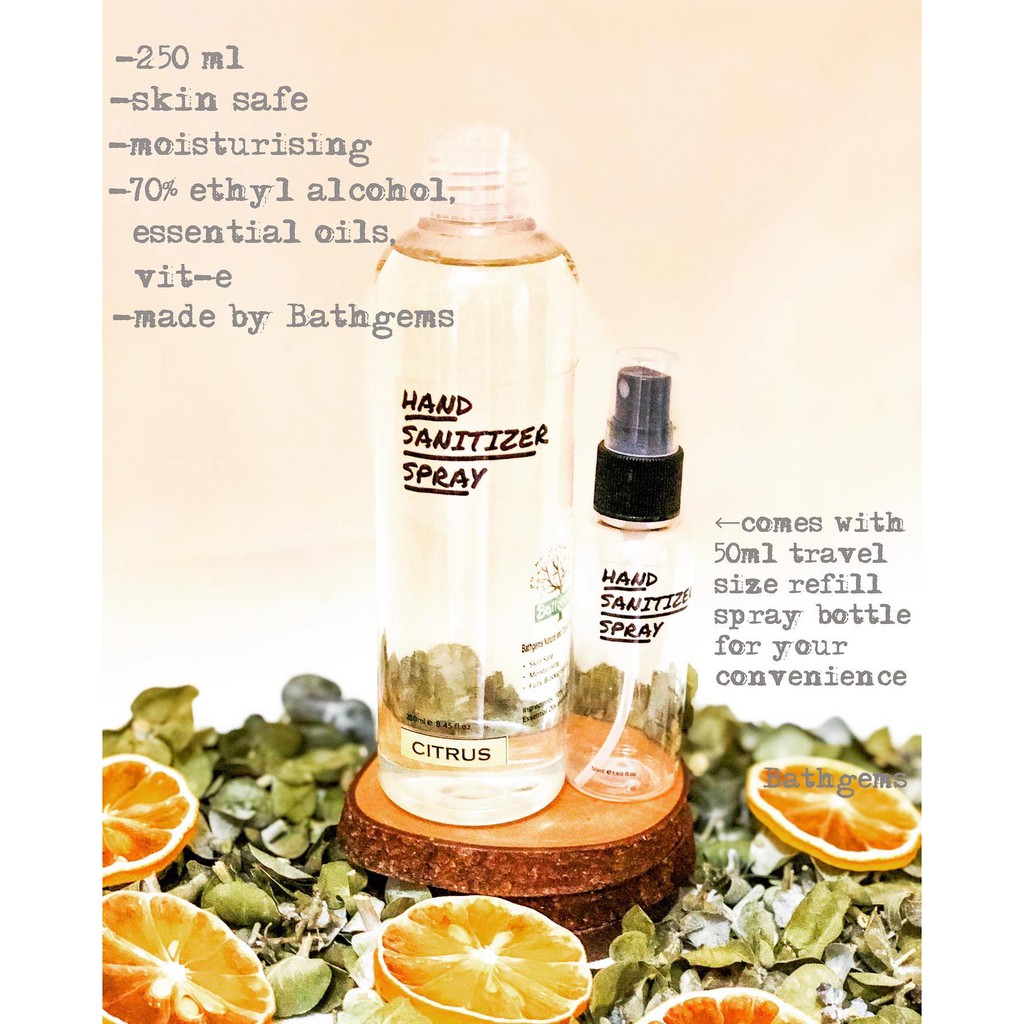 AROMATIC CLEAN HAND SPRAY -65ml; 250ml | Shopee Philippines