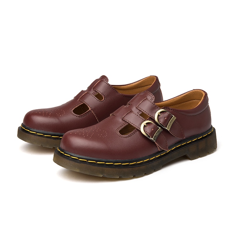 Women's Martin Shoes Mary Jane Shoes Genuine Leather Martin Shoes Women ...