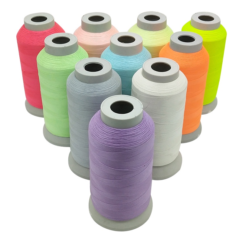 1000 Yards Thread Spool Luminous Glow in the Dark Machine Embroidery ...
