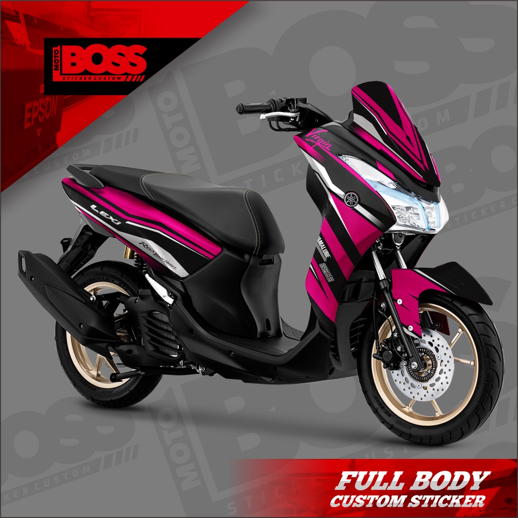 Decal Sticker Yamaha Lexi Full Body Sticker Decal Lexi Striping Dekal ...
