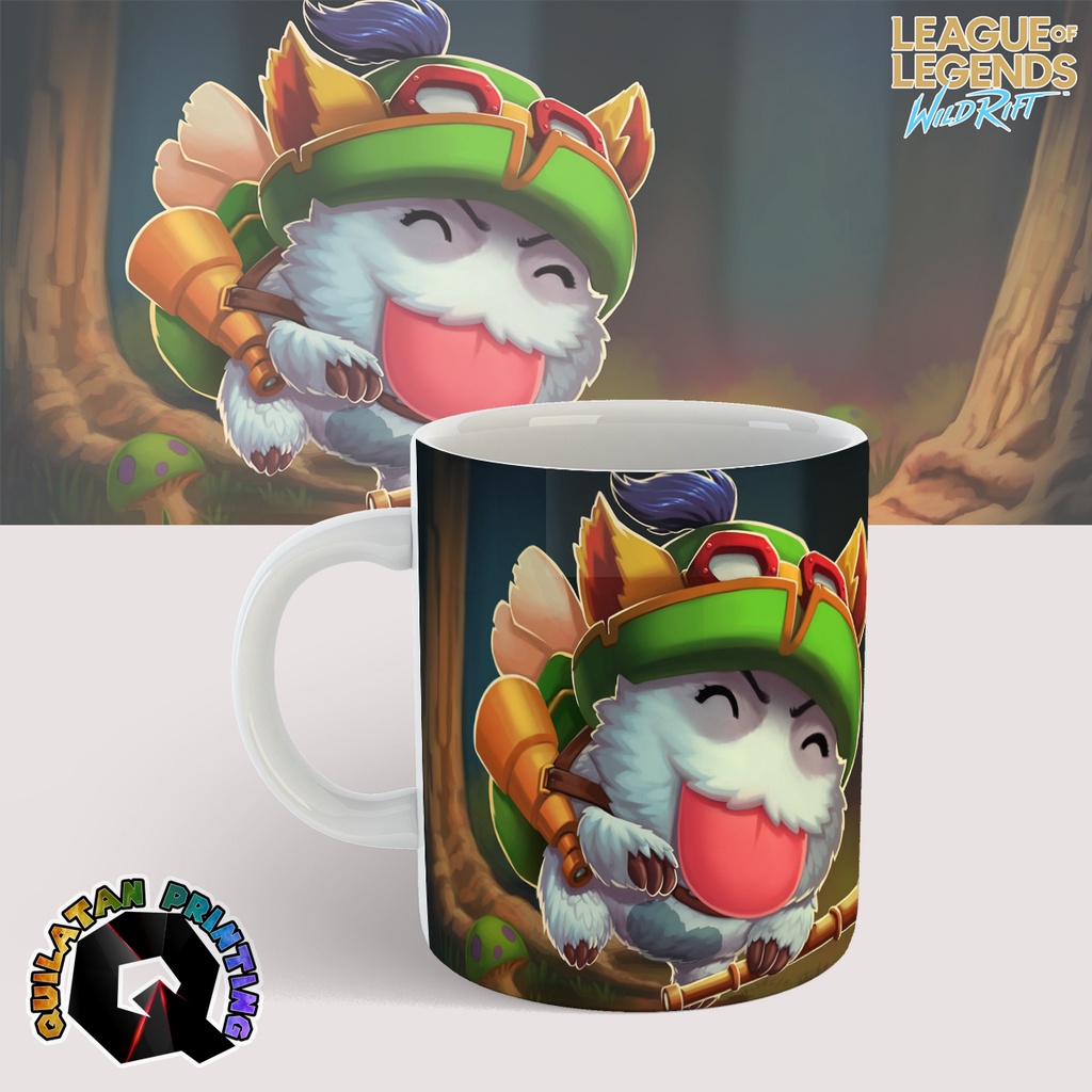 League of Legends Wildrift Poro Hero Captain Teemo Mug/Magic Mug ...