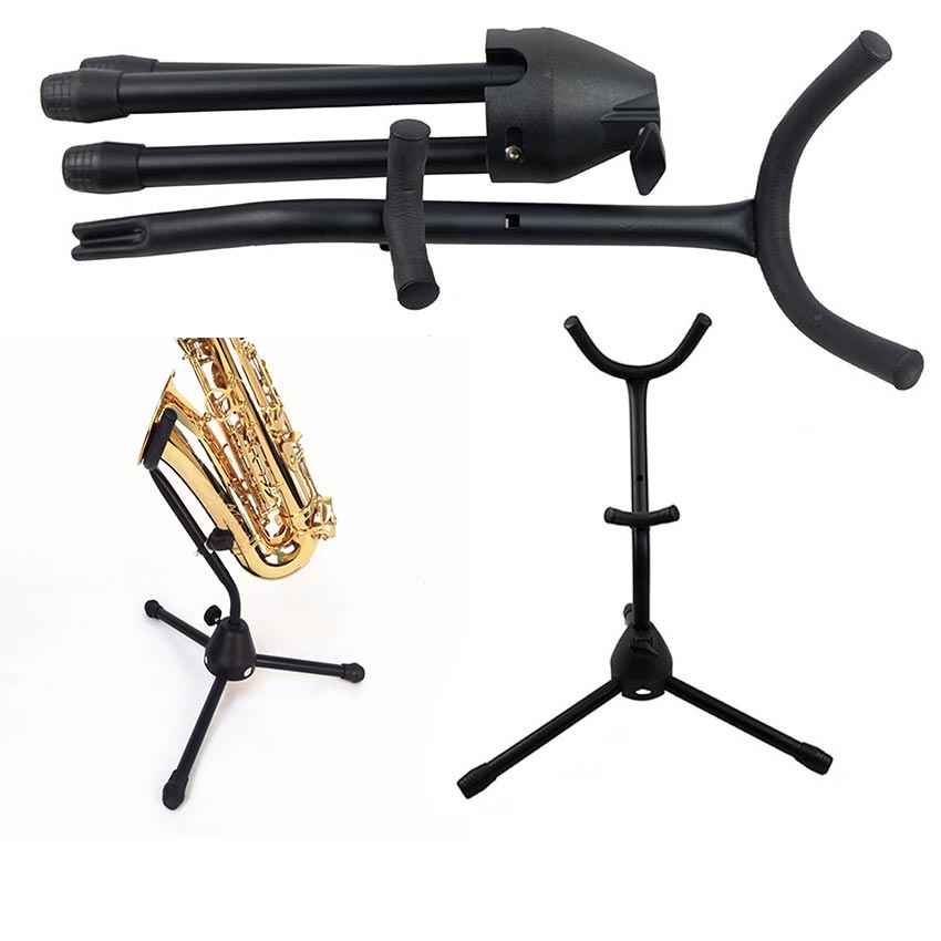Portable Alto Sax Rack Tubular Construction Folding Saxophone Stand ...