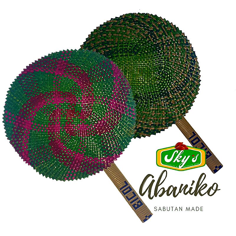 Abaniko Sabutan Made Assorted color 9.5x 14 inches w/ Handle | Shopee ...