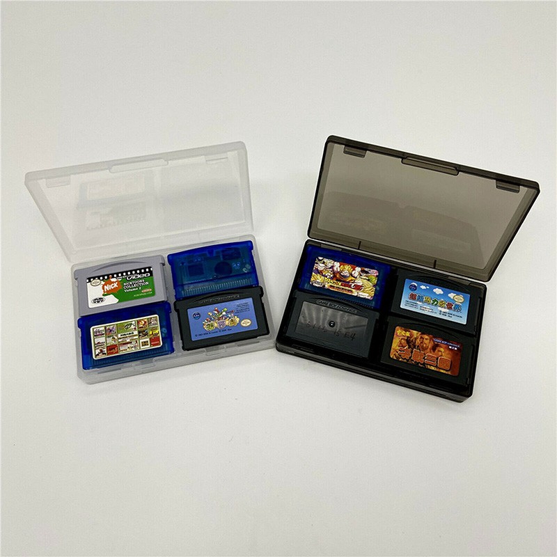 For GameBoy GBA GBASP Game Cartridge Card Cover Box Transparent Case ...