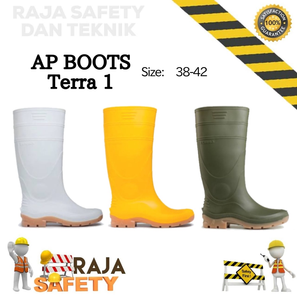 Original AP Terra 1 Rubber Safety Boots | Shopee Philippines