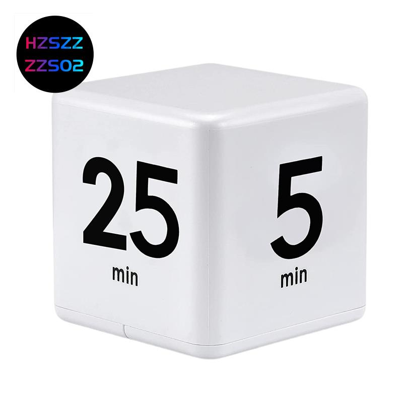 Cube Timer Kitchen Timer Time Management Timer Gravity Sensor Flip for Time Management and ...