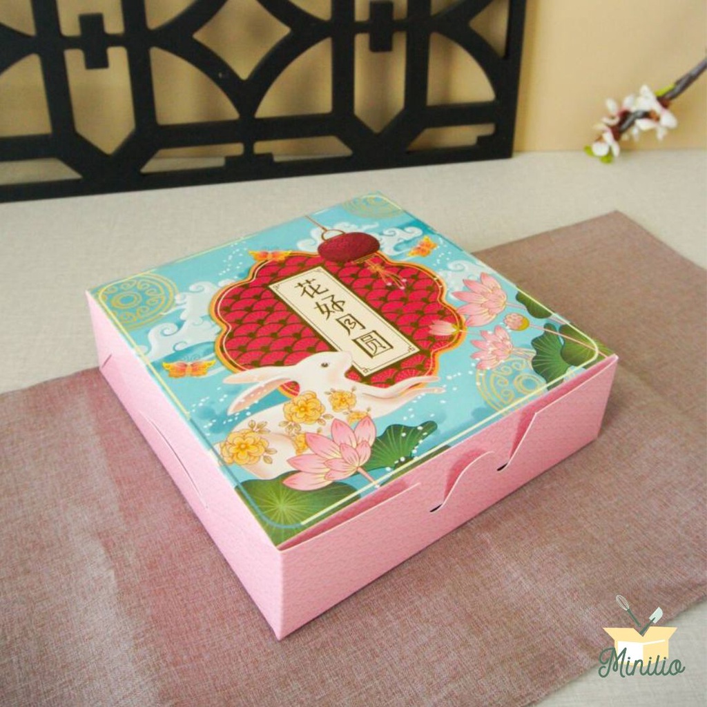 Min 5pc - Chinese New Year Cardboard Mooncake Box packing | Cake Box ...