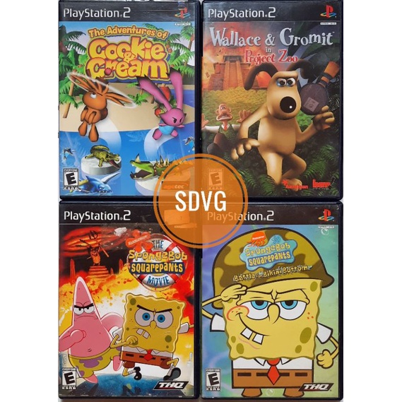 PS2 The Adventure of Cookie & Cream•Wallace & Gromit in Project Zoo ...