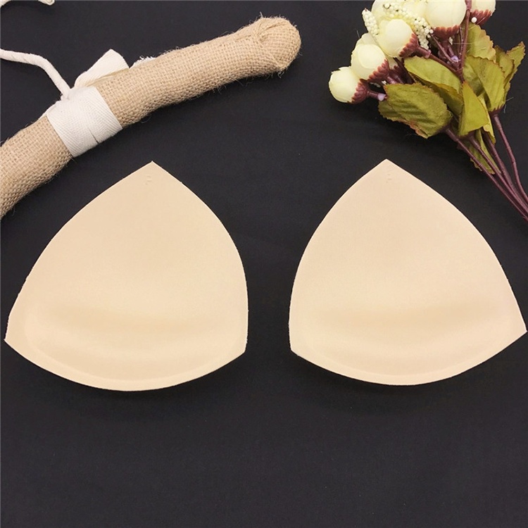Push-Up Triangle Bra Insert Padding Sponge Bra Pad Chest Pads Swimwear ...