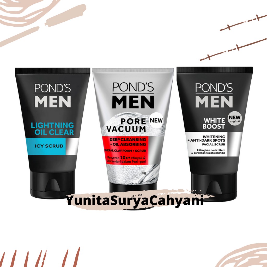 Ponds MEN FACIAL WASH BRIGHT BOOST Brightening FACIAL Soap 100G -Pore ...