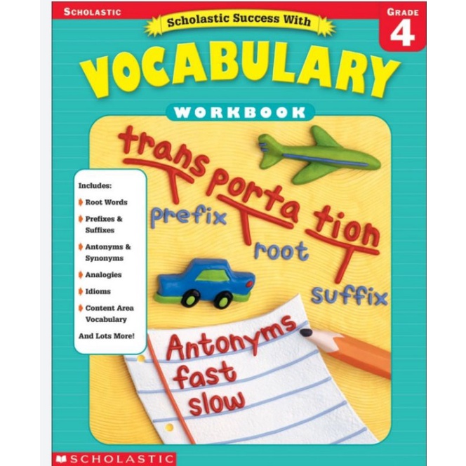 87PAGES SCHOLASTIC VOCABULARY WORKBOOK FOR GRADE 4 | Shopee Philippines