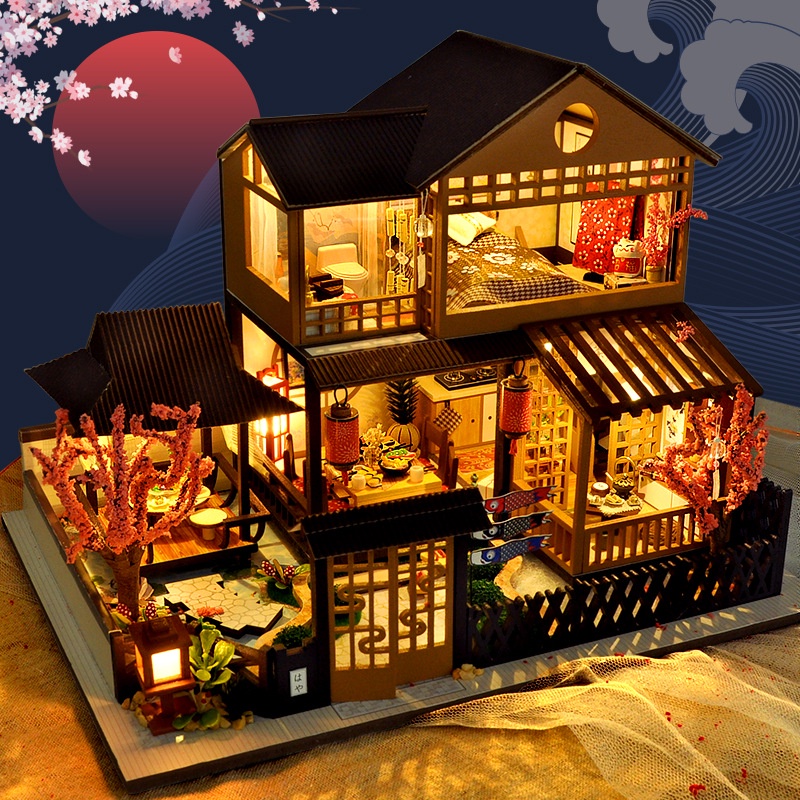 diy dollhouse miniature kit 1/24 Scale miniature house diy kit | Shopee ...