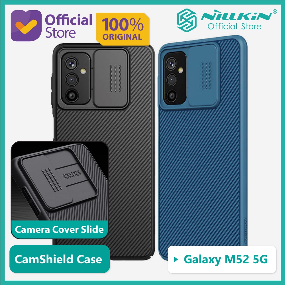 Case Samsung Galaxy M52 5G Nillkin CamShield Camera Cover Slide Casing ...