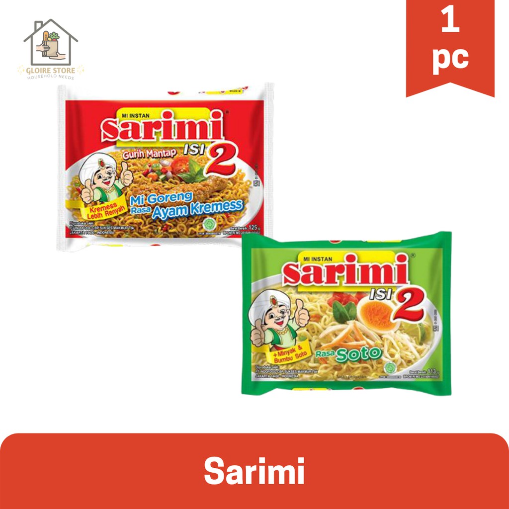 Sarimi Instant Noodles Contents 2 (LU/S.u) | Shopee Philippines