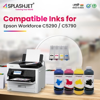 Chipless Refillable Ink Cartridges for Epson WorkForce WF C5890 C5390 ...