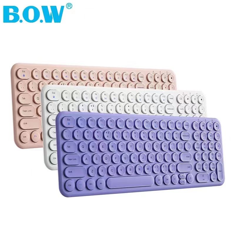 Bow Silent 2.4g Wireless Keyboard and Mouse Set plug and play Laptop ...