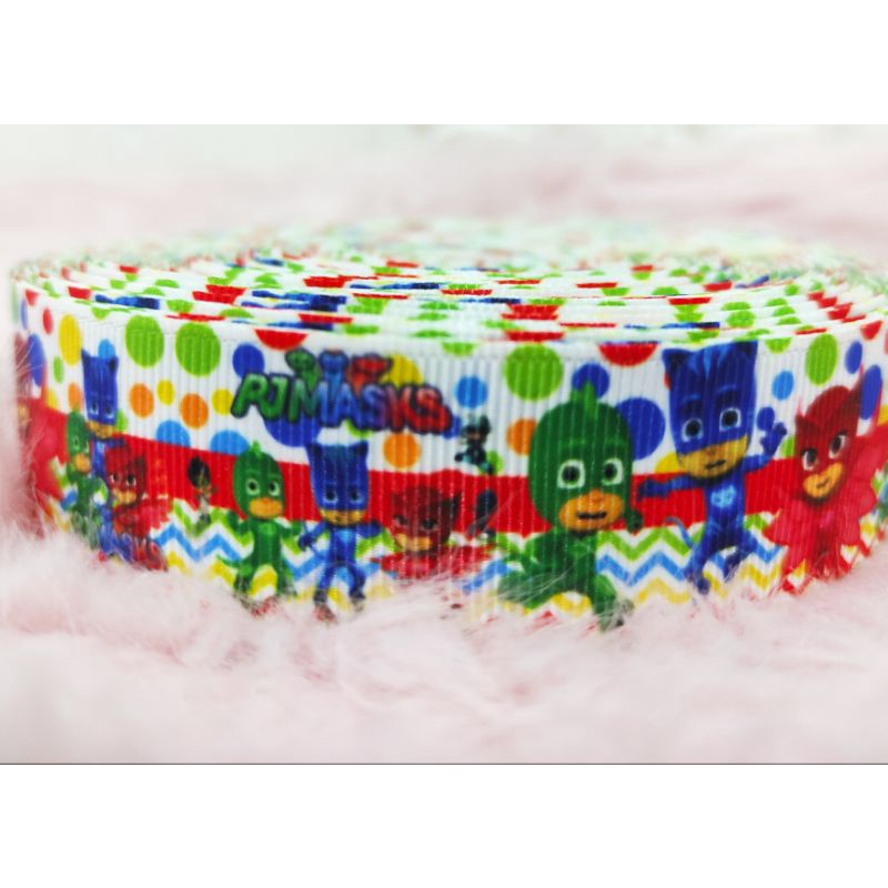 PJ Masks grossgrain ribbon sold per yard | Shopee Philippines