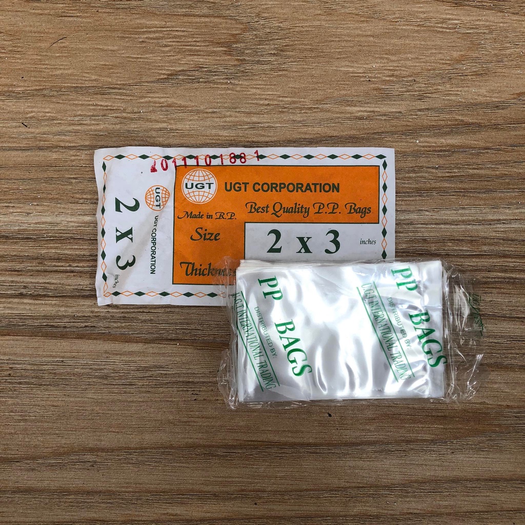 2x3, 3x4 inches PP clear bag size for packing of small items 100pcs ...