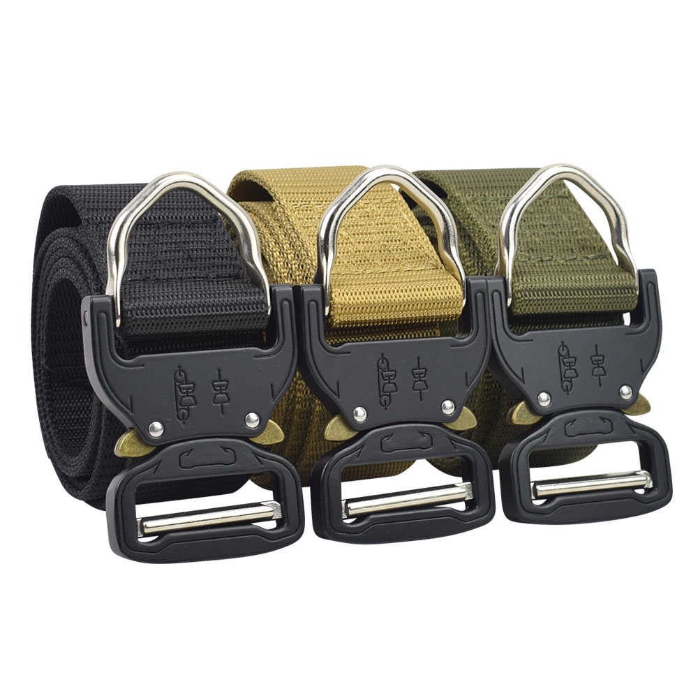 4cm Tactical Belt Men Combat Waist Belts Utility Nylon Heavy Duty ...