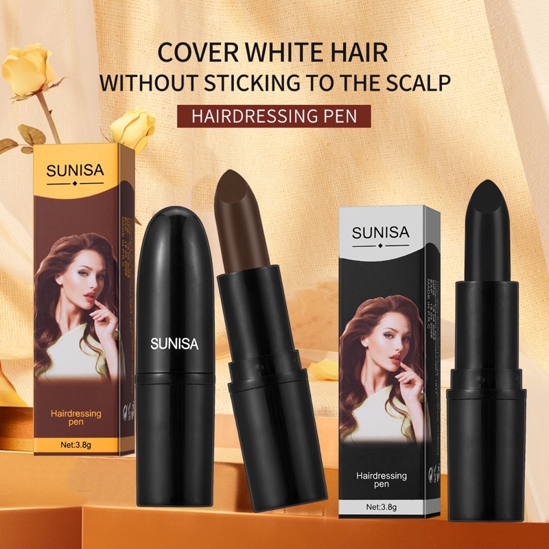 Lipstick Shape Hair Color Dyeing Pen Plant Hair Stick Temporary Hair ...