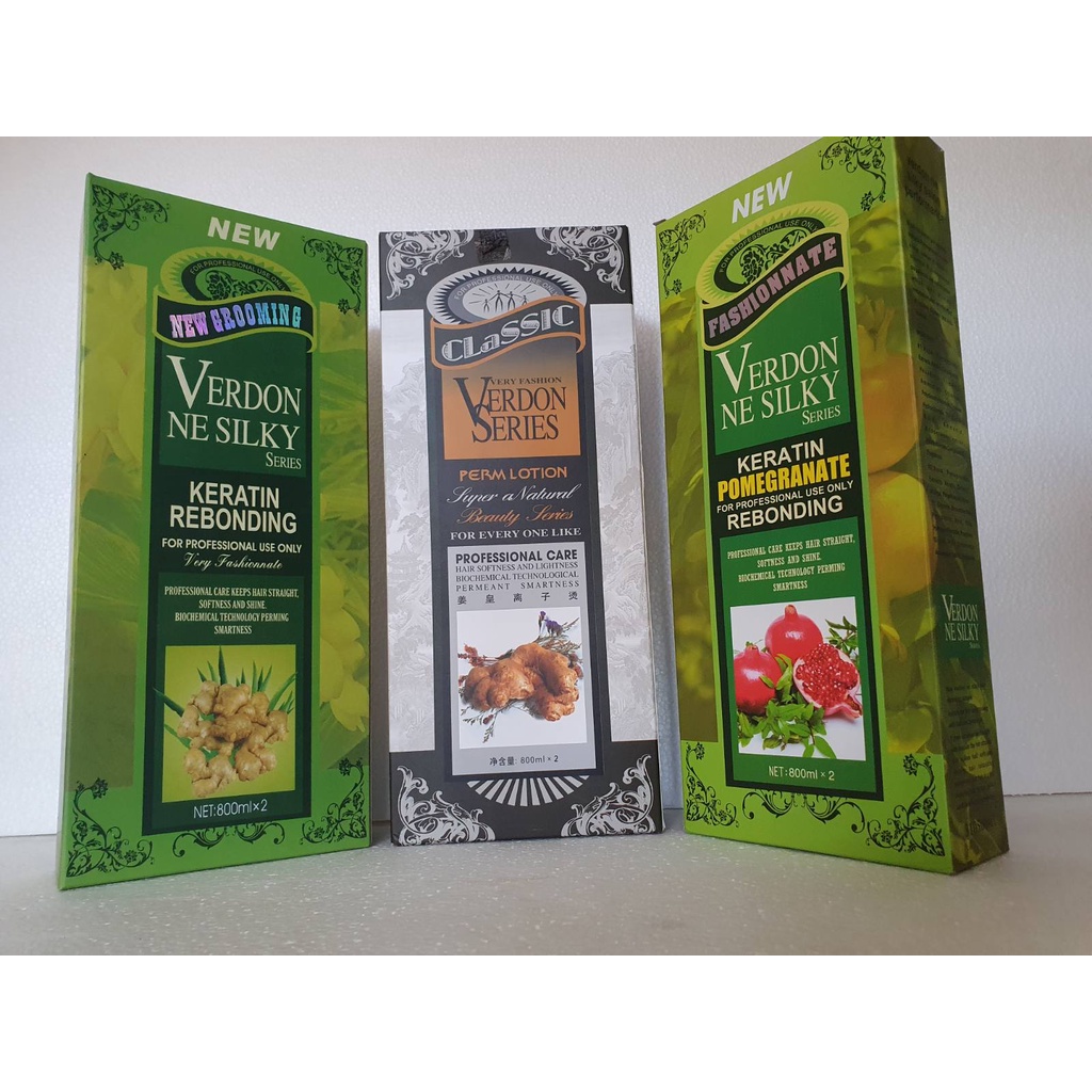 Verdon Keratin Hair Rebonding 2 in 1 (per set) | Shopee Philippines