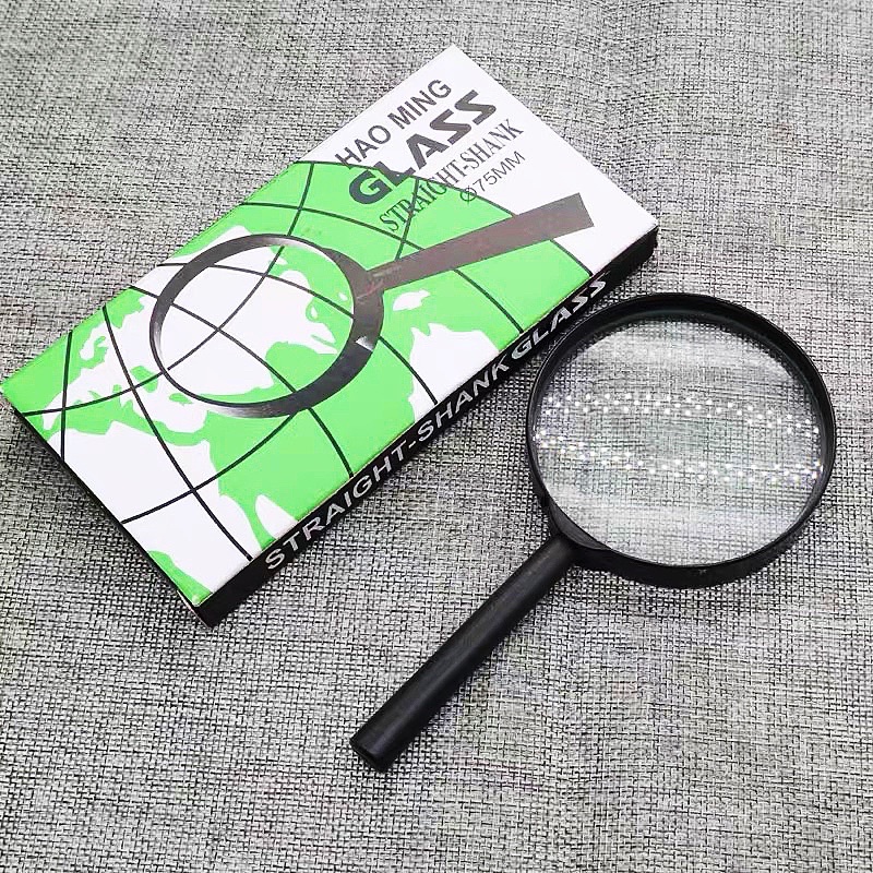 Lightweight 5X Handheld Magnifying Glass with Durable Plastic Handle ...
