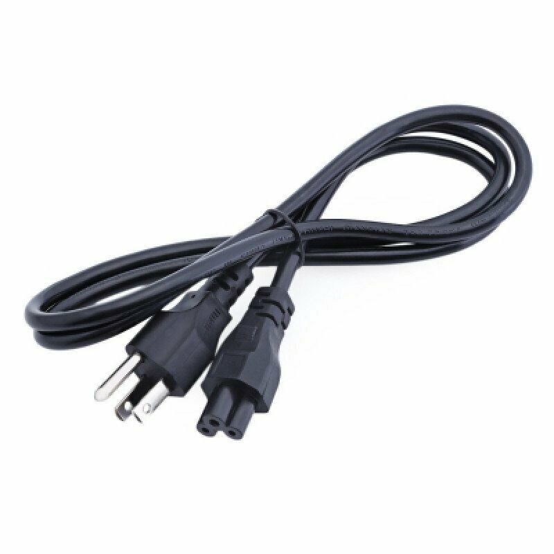 1.2m Power Cord Lead 3 Pin CLOVER US American PLUG PC LCD LED Cable ...
