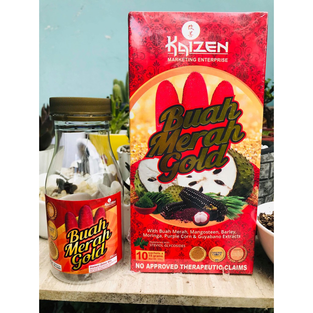 Buah Merah gold 1 box With free Shaker | Shopee Philippines